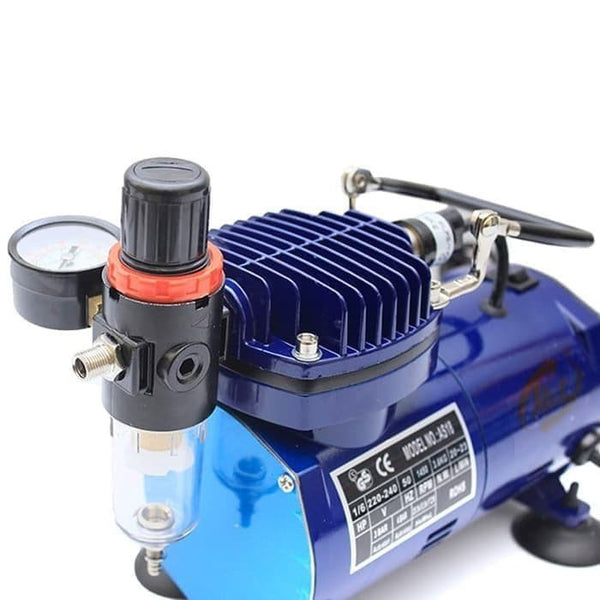 H&L Air Brush + Mini Compressor Set - tehniqdotcom