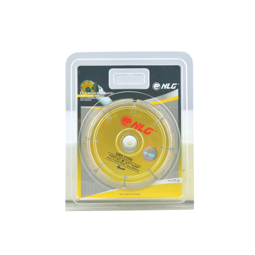 Mata Potong Keramik Lantai Marmer NLG Diamond Wheel 4 Inch ( Kuning ...